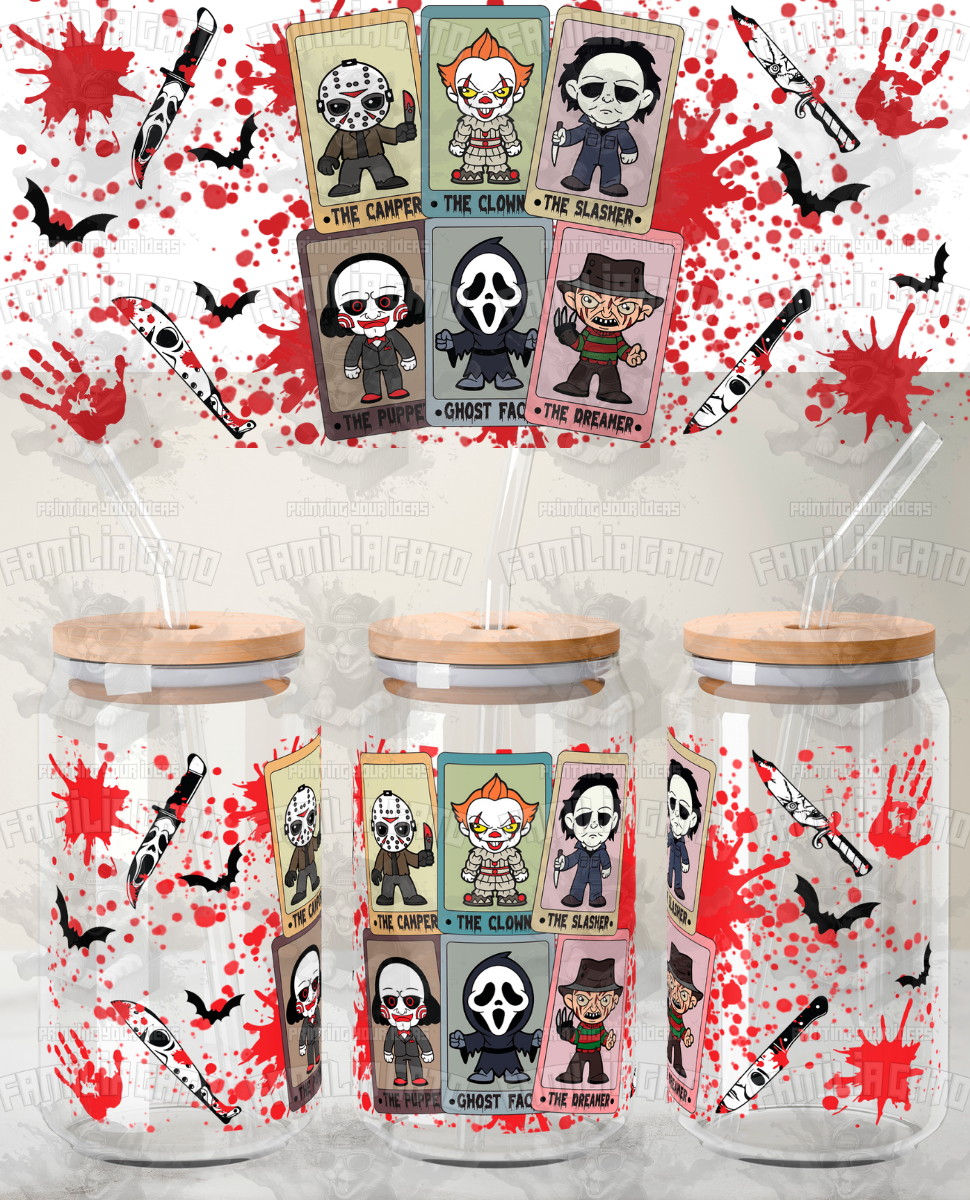 Halloween Horror Characters #28 UVDTF Wrap – Familia Gato
