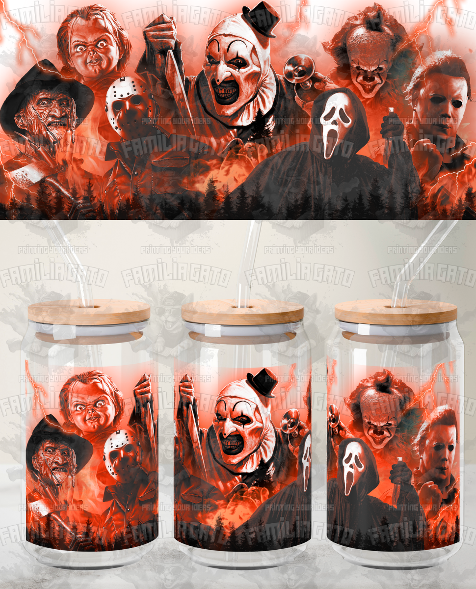 Halloween Horror Characters #70 UVDTF Wrap – Familia Gato
